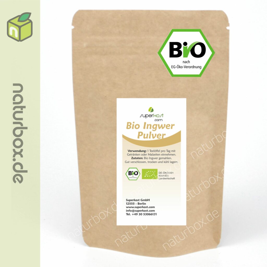 BIO Ingwer Pulver - Naturbox.de
